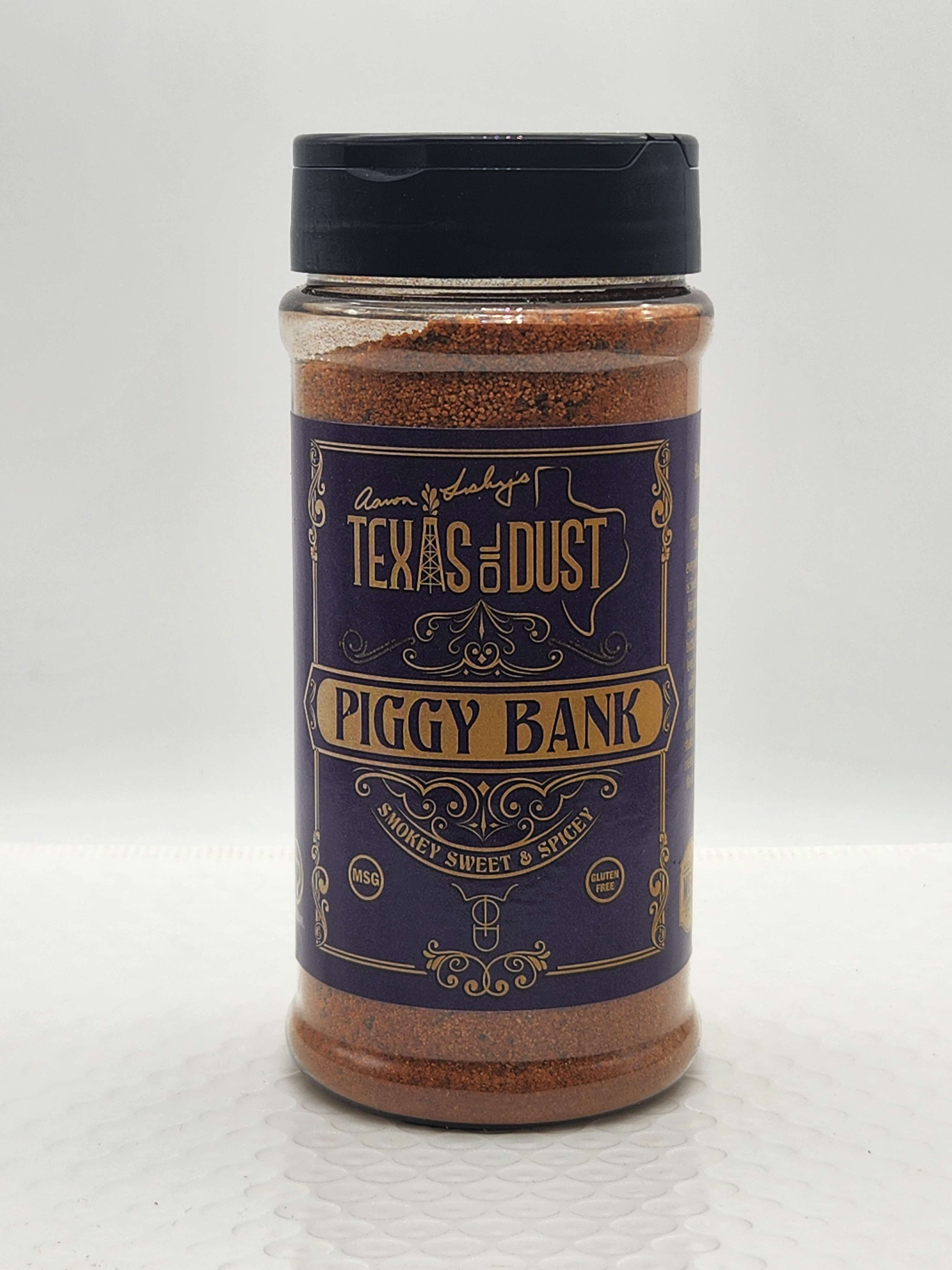 Texas Oil Dust | Piggy Bank Pork & Rib Rub – Bama BBQ Supply